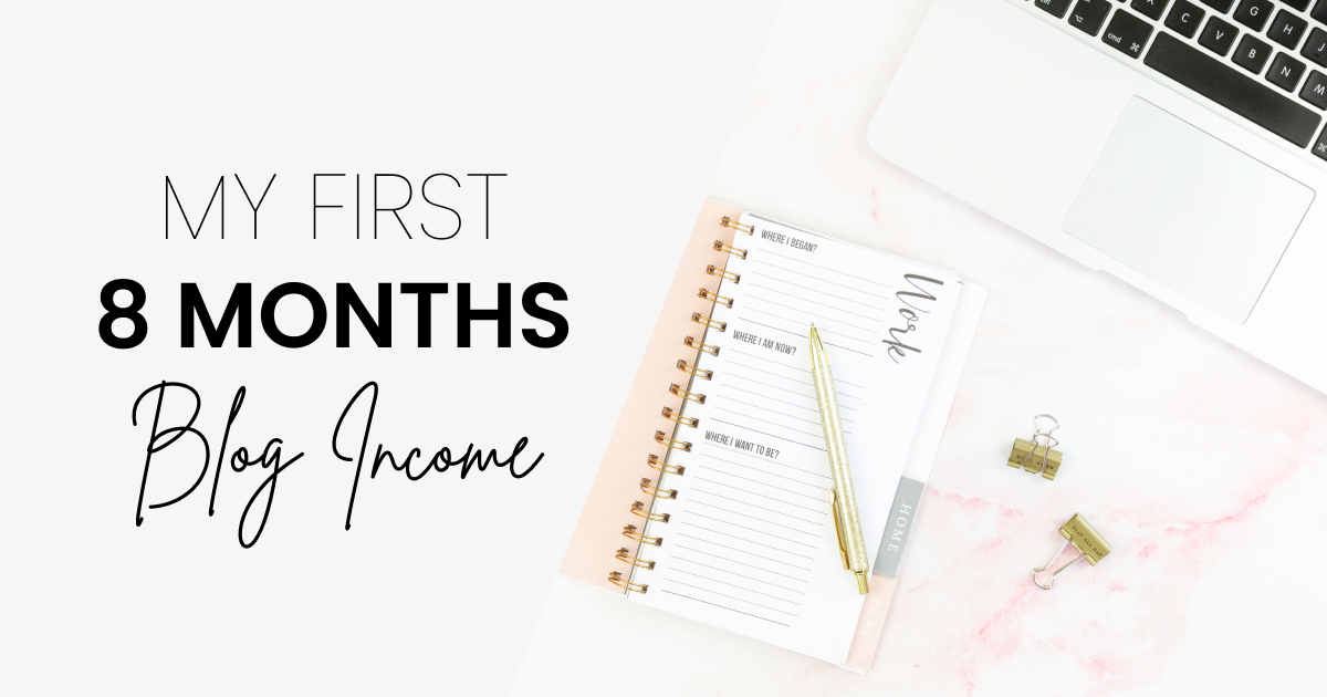 A Detailed Income Report of My First 8 Months Blogging – $1,876 A Detailed Income Report of My First 8 Months Blogging – $1,876
