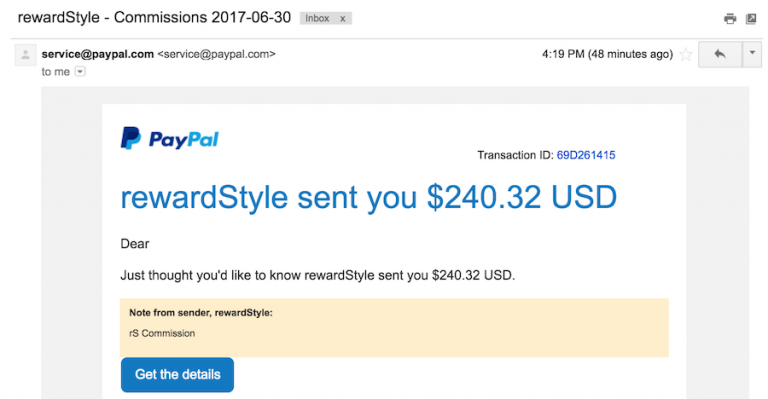 My Experience Earning Money with RewardStyle/LTK